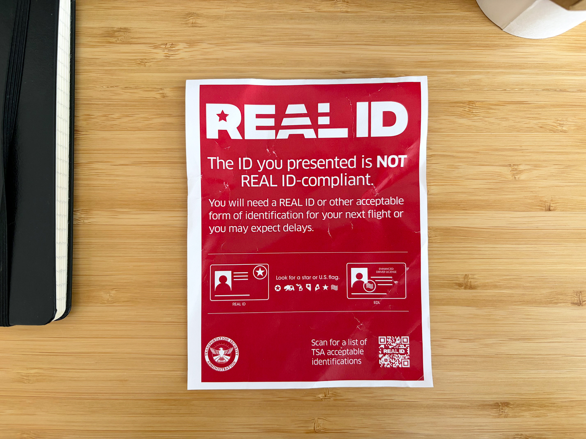 What Happens if You Try To Fly Without a REAL ID? — Daily Passport